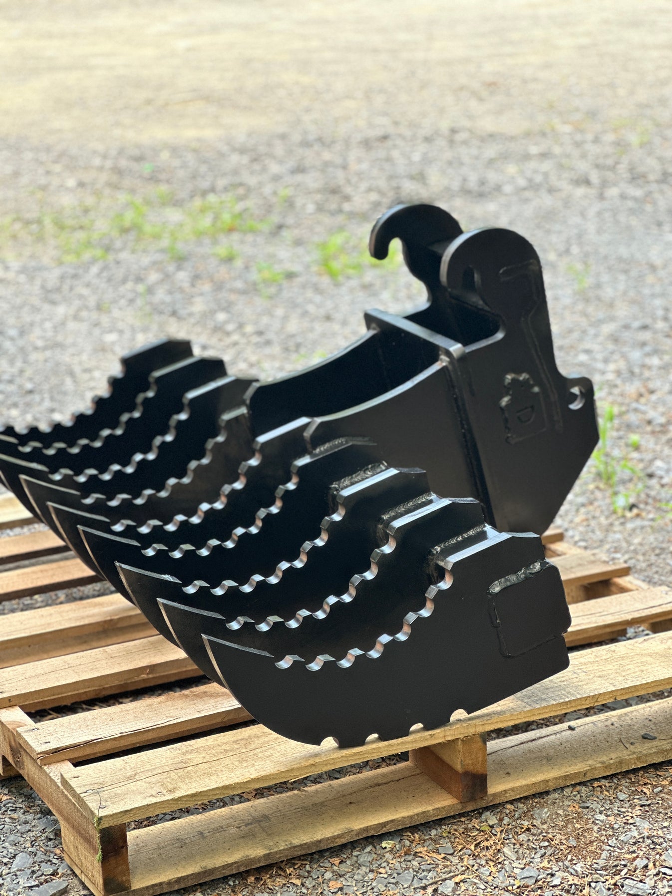 Excavator Land Clearing Rake - 3/4" Tines (4-10 Ton Machine) – D ...