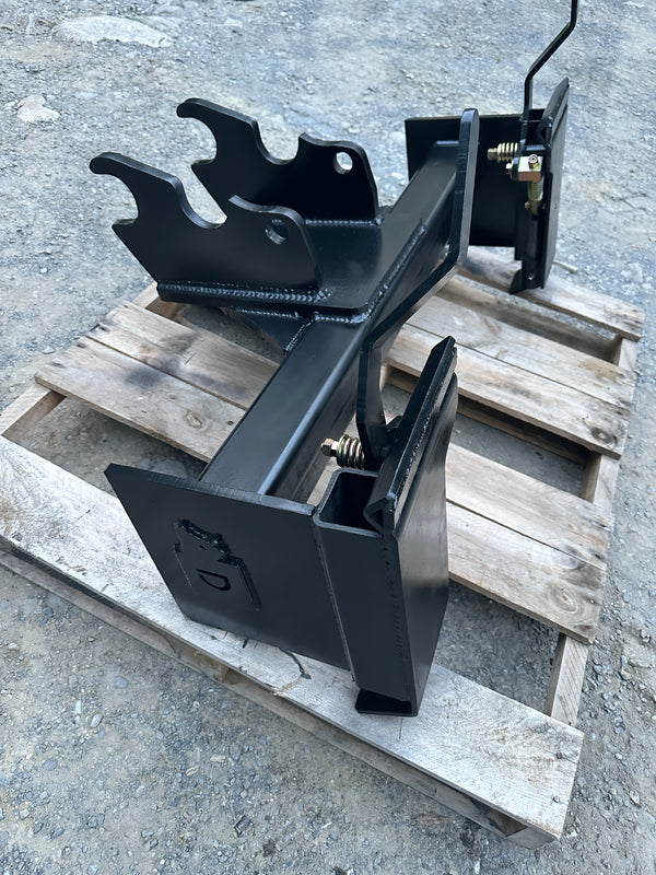 Excavator to Skid Steer Adapter - (0-6 Ton Machines) – D Attachments